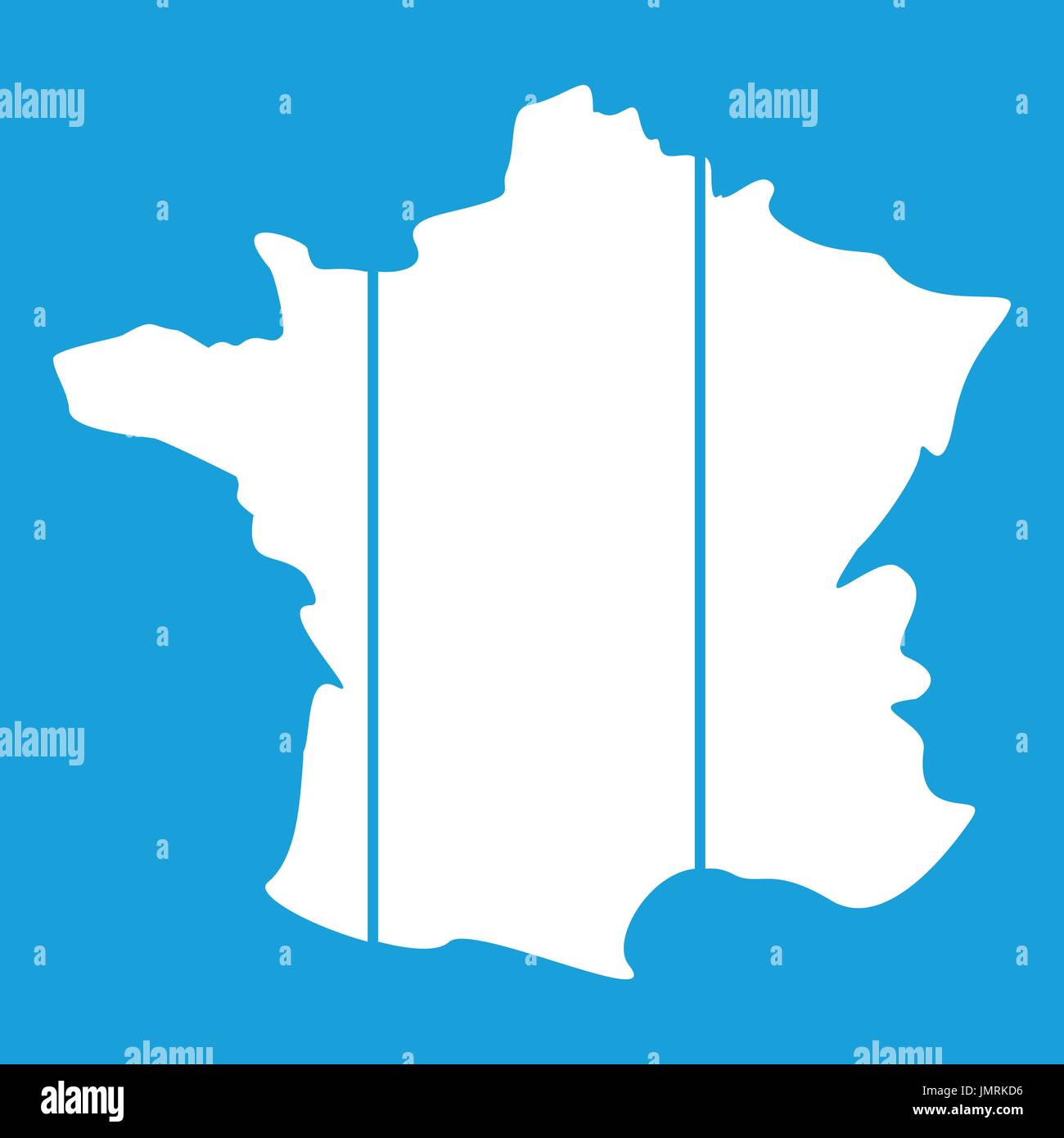 France icon white Stock Vector Image & Art - Alamy