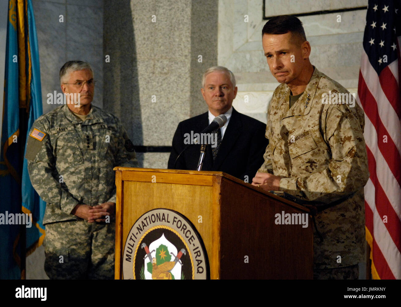 Baghdad, Iraq - December 20, 2006 -- United States Marine General Peter ...
