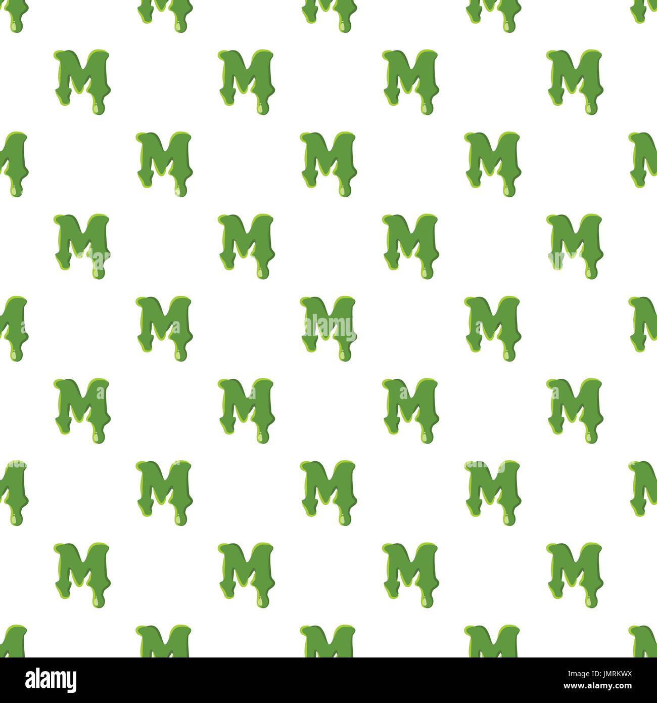 Letter M made of green slime Stock Vector Image & Art - Alamy