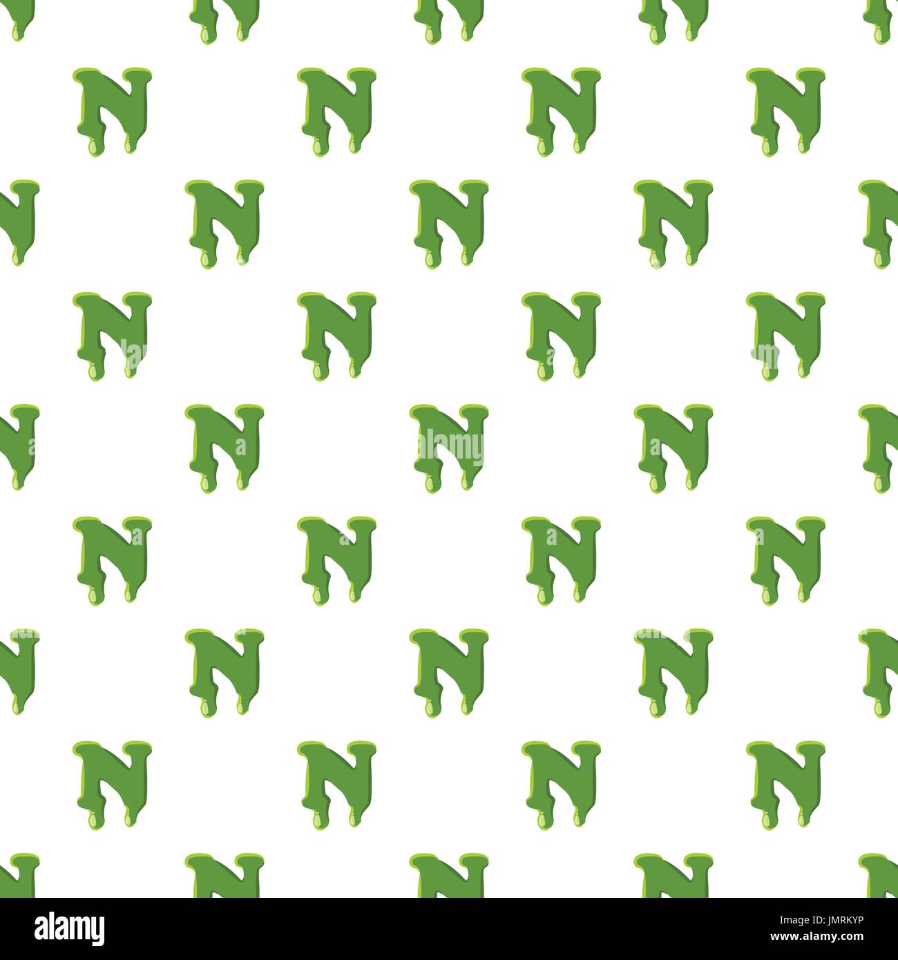 Letter N made of green slime Stock Vector Image & Art - Alamy