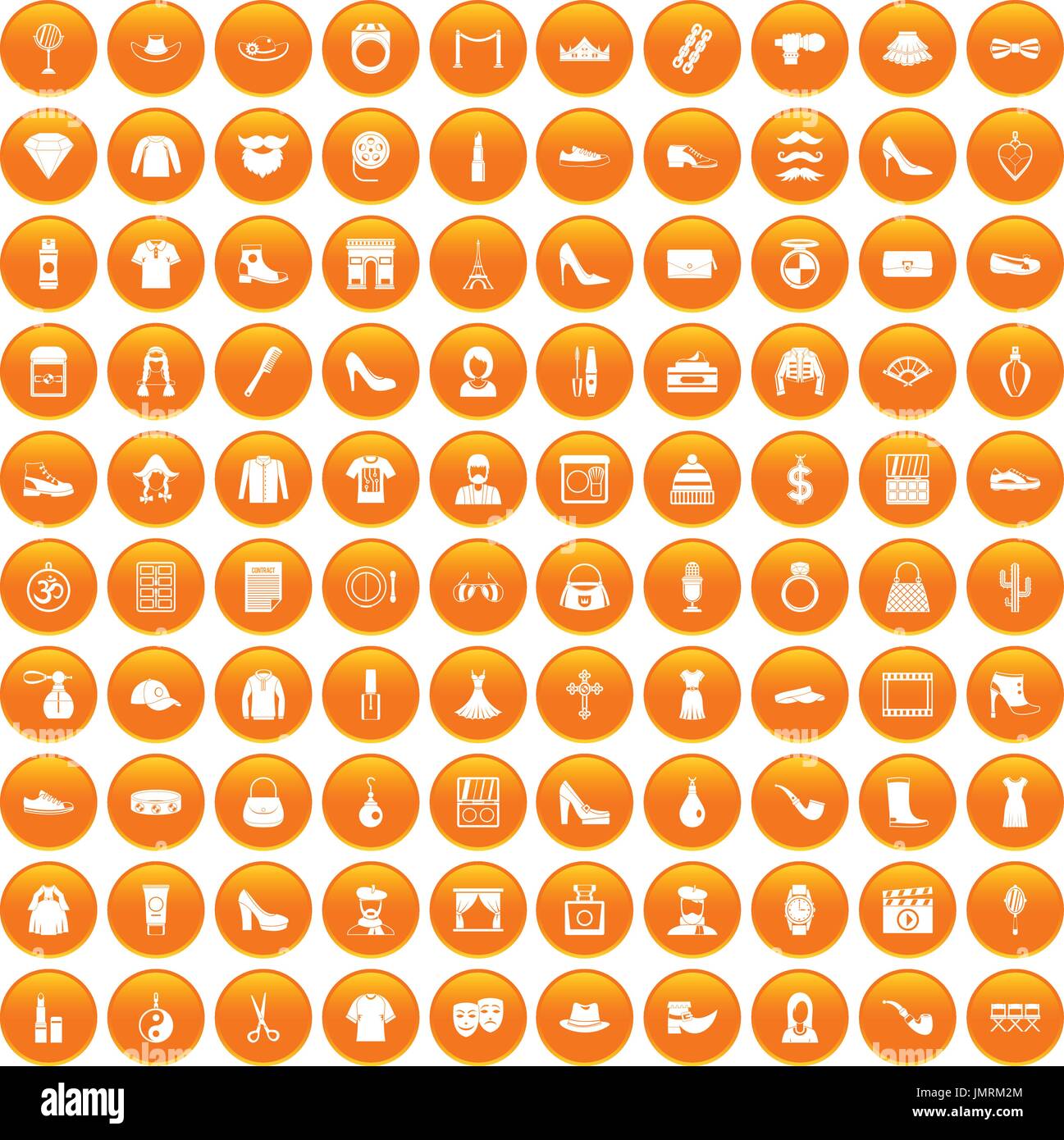 Orange crown cactus Stock Vector Images - Alamy