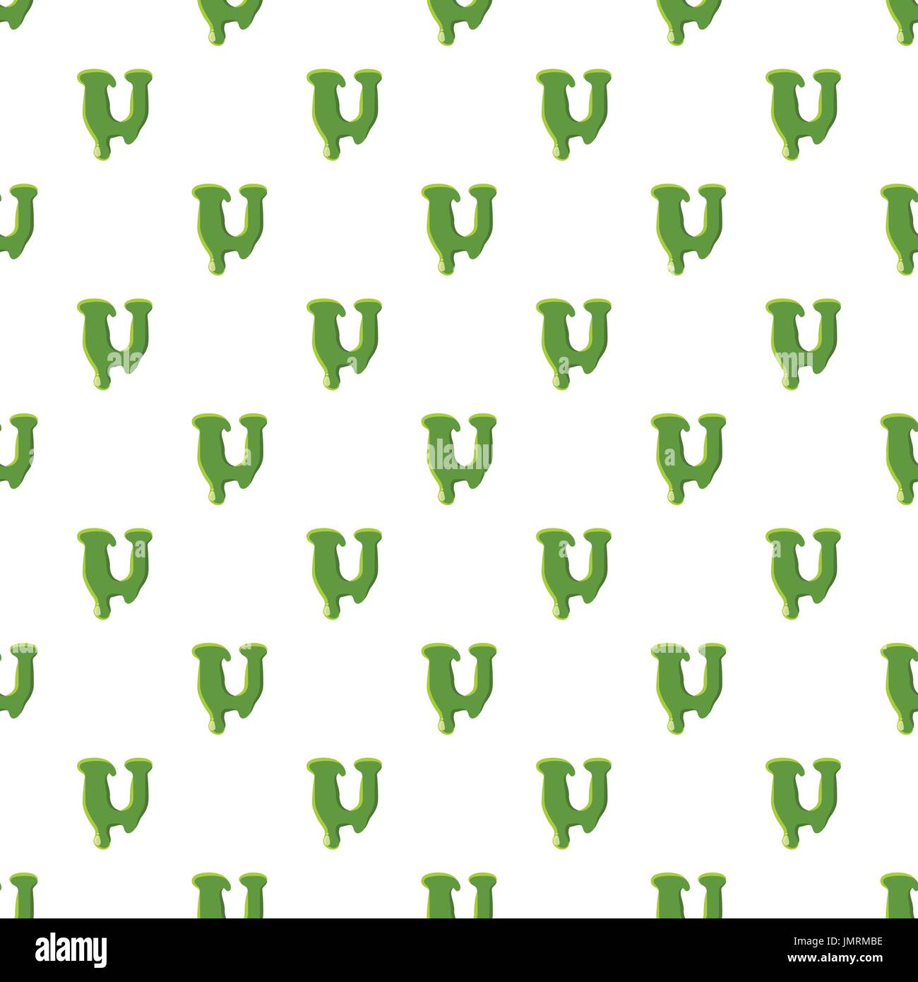 Letter U made of green slime Stock Vector Image & Art - Alamy