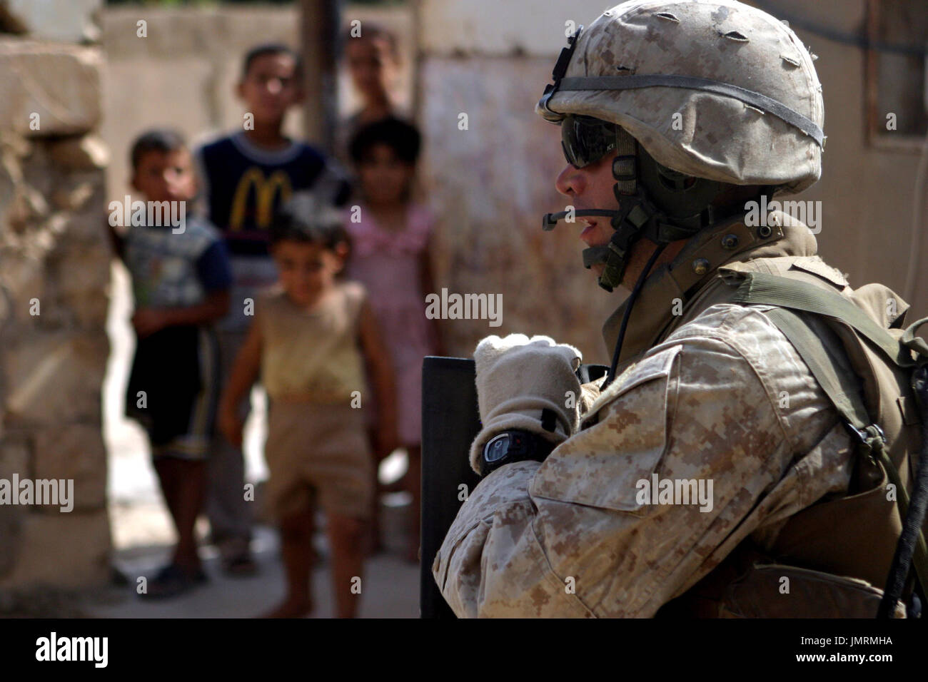 Haditha Dam, Iraq - August 7, 2006 -- United States Marine Corps Lance ...