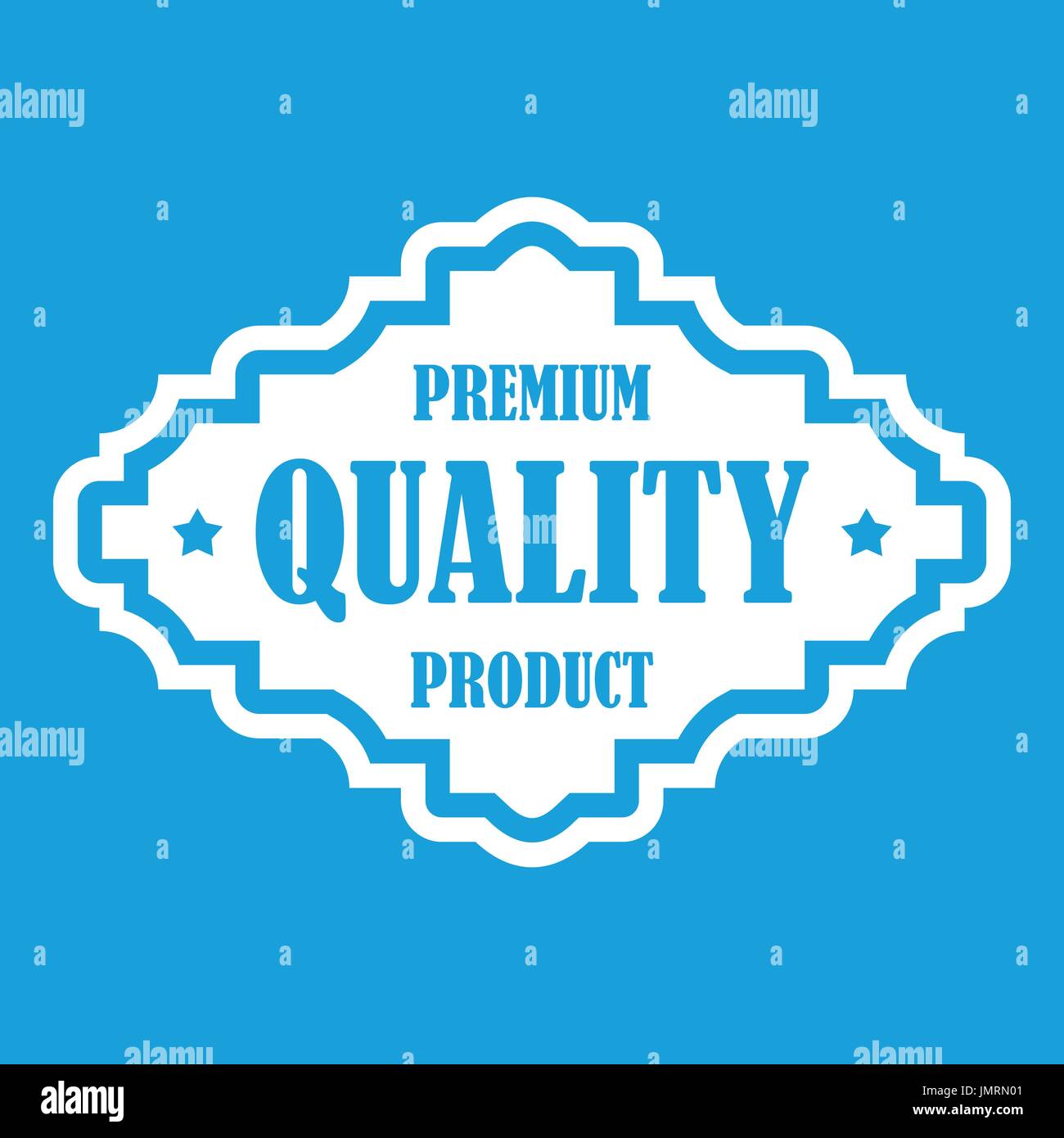 Premium quality product label icon white Stock Vector Image & Art - Alamy