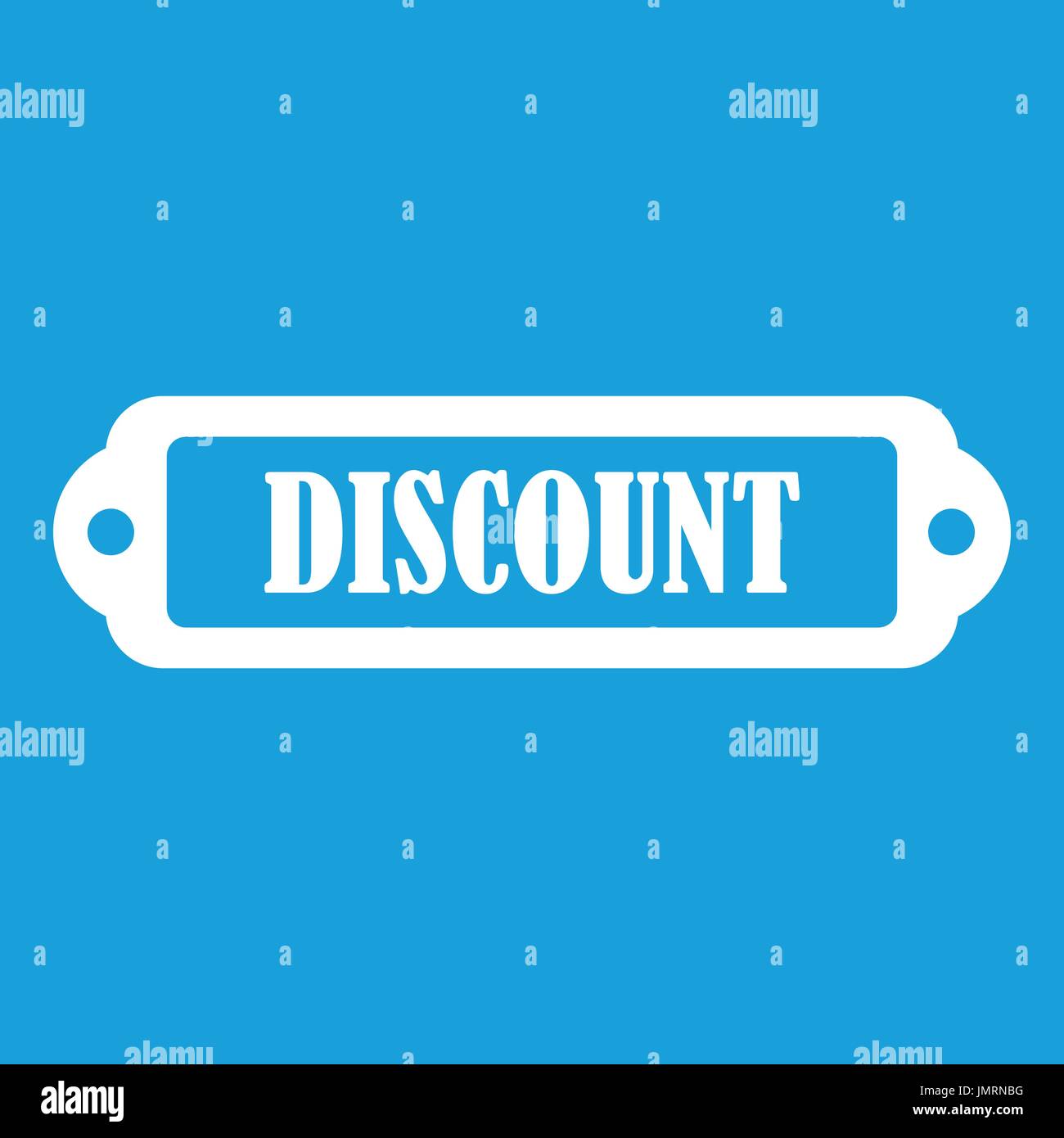 Discount label icon white Stock Vector Image & Art - Alamy