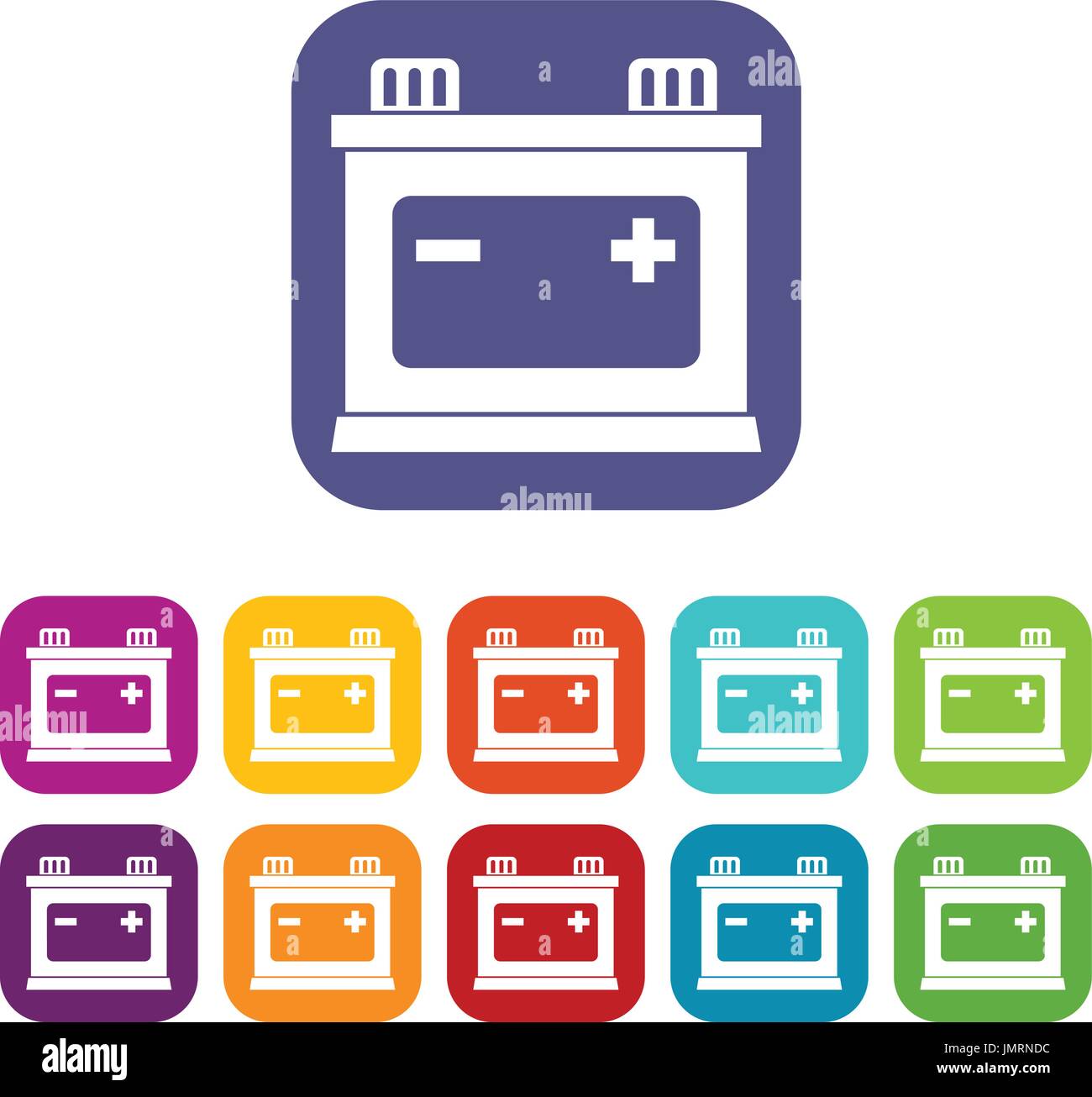 Car battery icons set Stock Vector Image & Art - Alamy