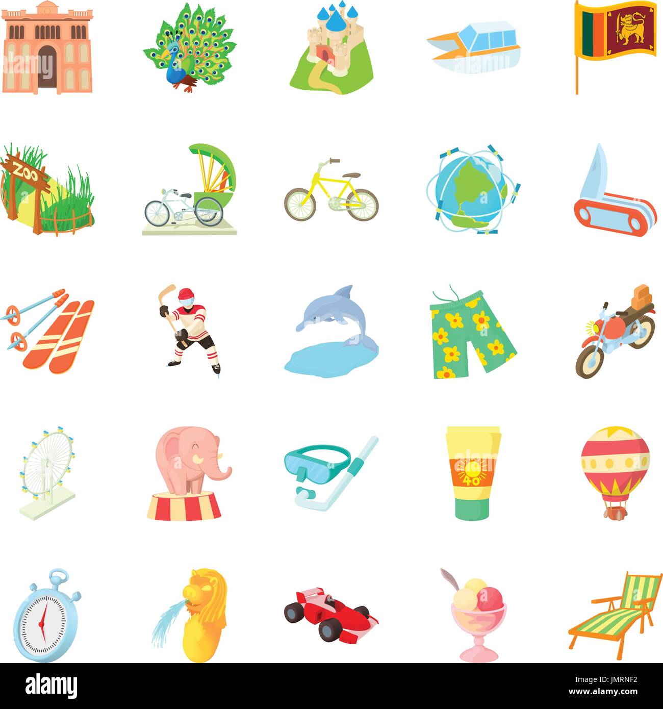 Experience icons set, cartoon style Stock Vector Image & Art - Alamy