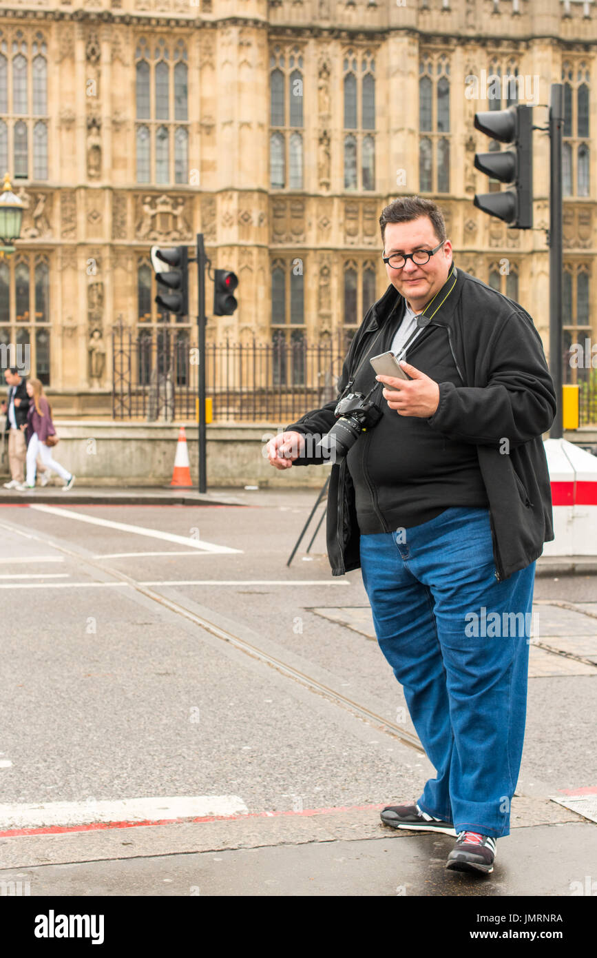 Fat man uk hi-res stock photography and images - Alamy