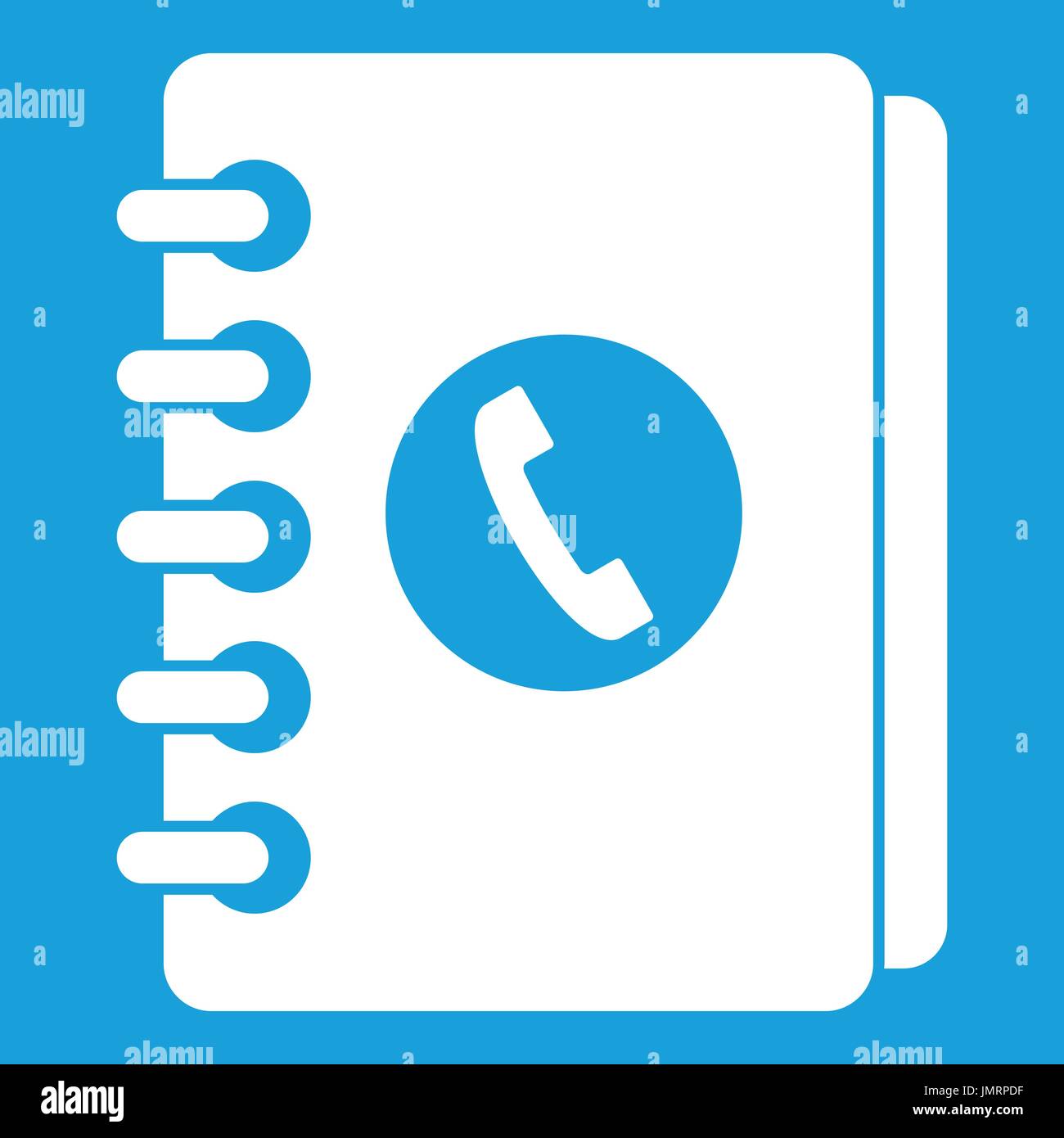 Address book icon white Stock Vector Image & Art - Alamy