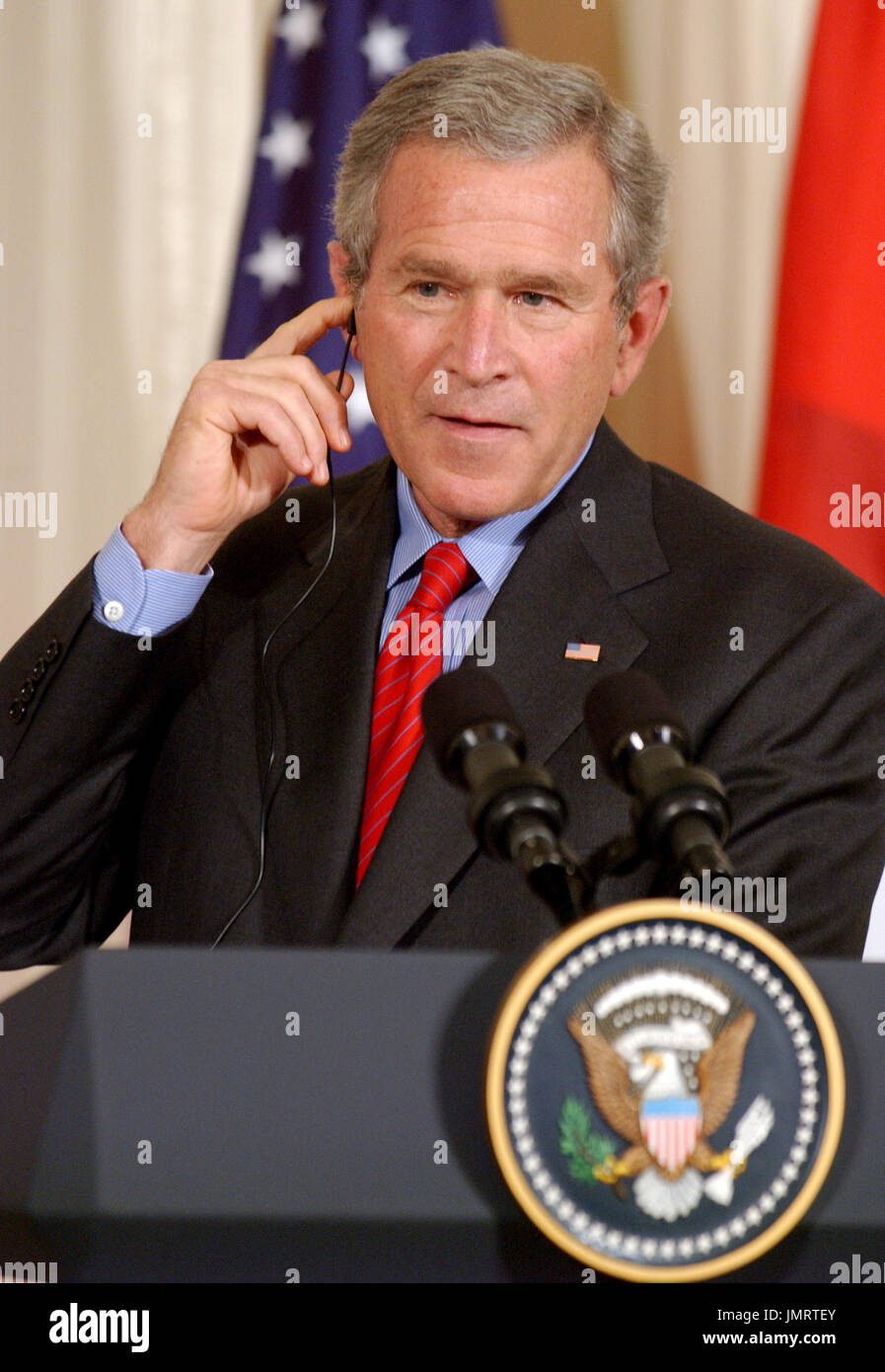 Washington, D.C. - June 24, 2005 -- Unites States President George W ...