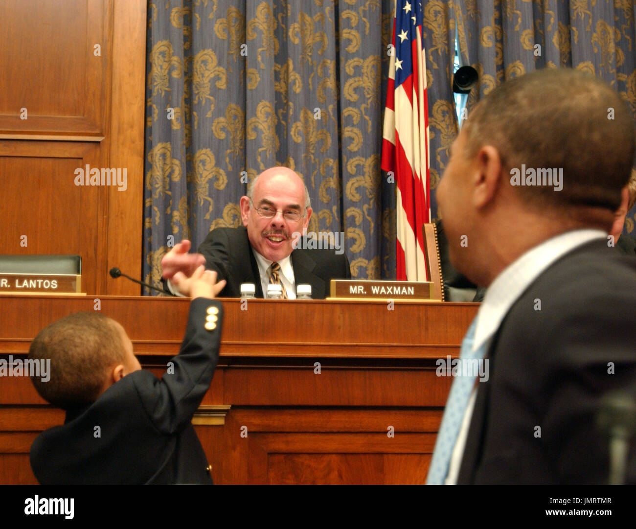 Washington, D.C. - May 19, 2005 -- William Lacy Clay, left, young son ...