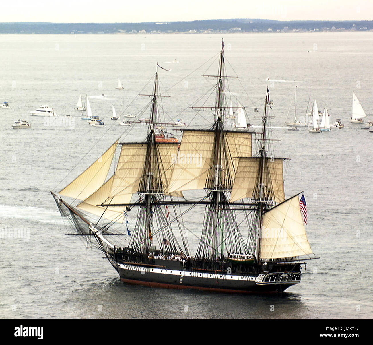 Boston, MA - July 21, 1997 -- The USS Constitution, the worlds oldest ...
