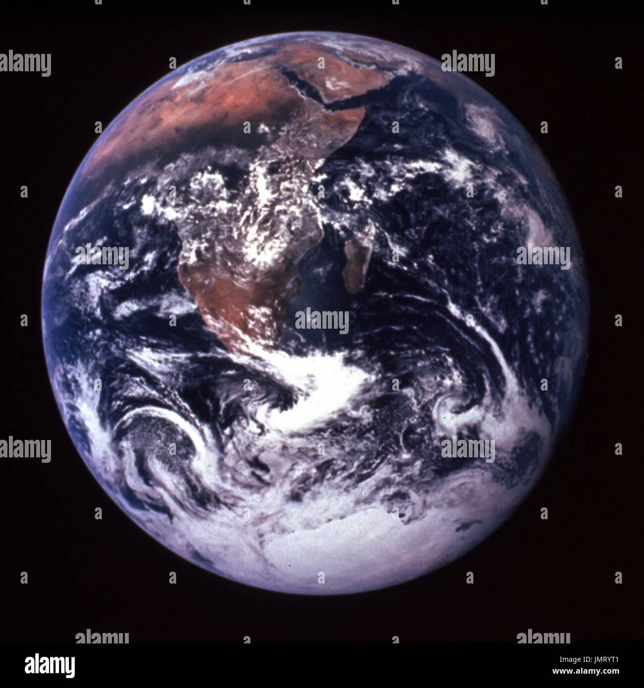 A fantastic view of the sphere of the Planet Earth as photographed from ...