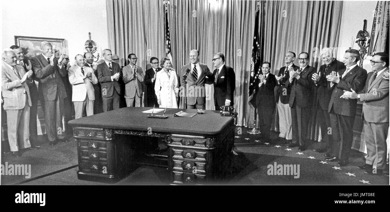 Washington, DC - August 20, 1974 -- United States President Gerald R ...