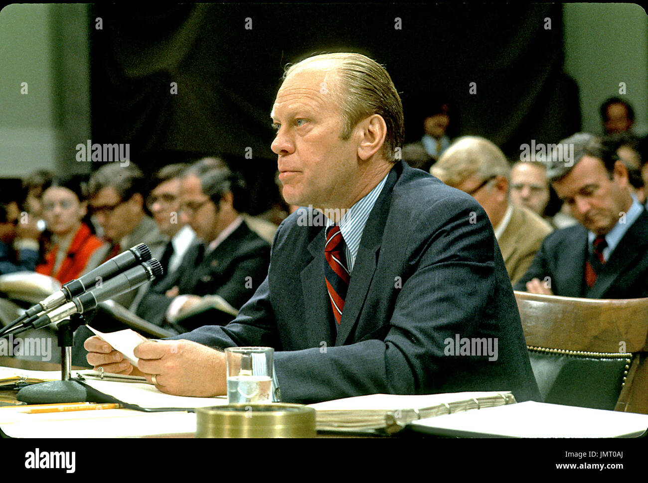 Washington, D.C. - October 17, 1974 -- United States President Gerald R ...