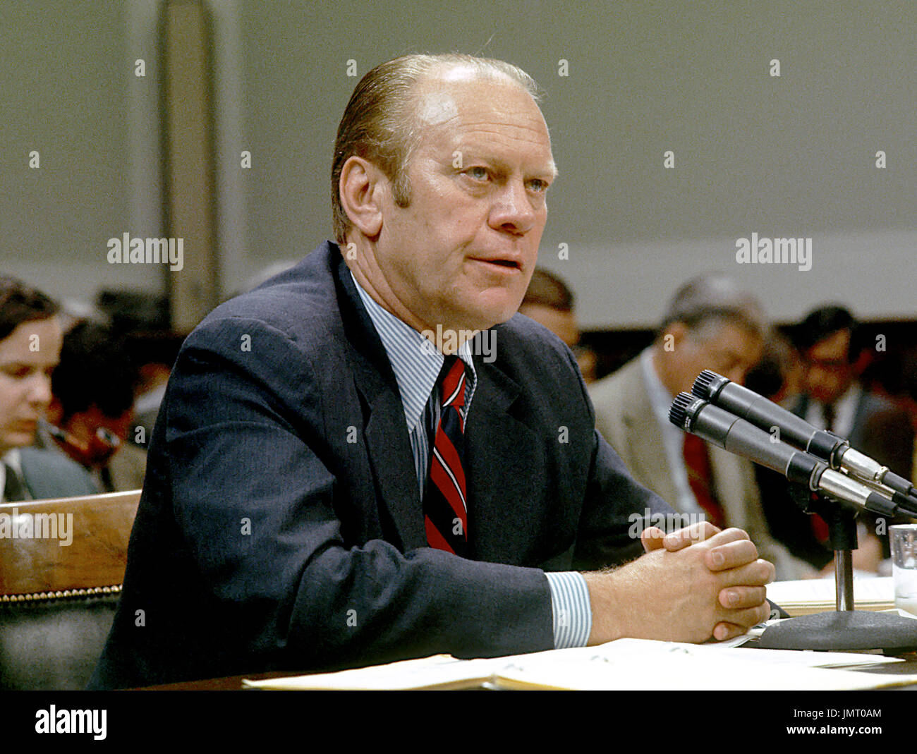 Washington, D.C. - October 17, 1974 -- United States President Gerald R ...