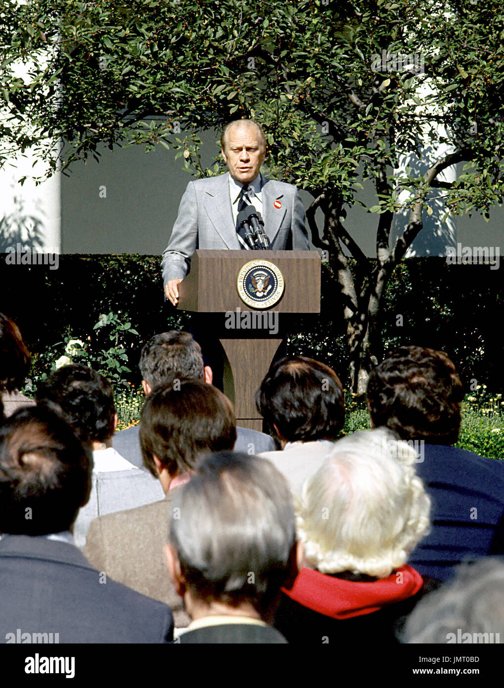 Washington, D.C. - October 9, 1974 -- United States President Gerald R ...