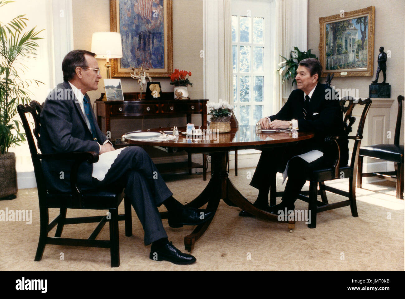 Washington, D.C. - February 10, 1988 -- United States President Ronald ...