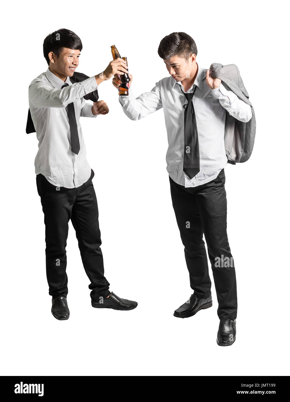 Asian beer cheering Cut Out Stock Images & Pictures - Alamy