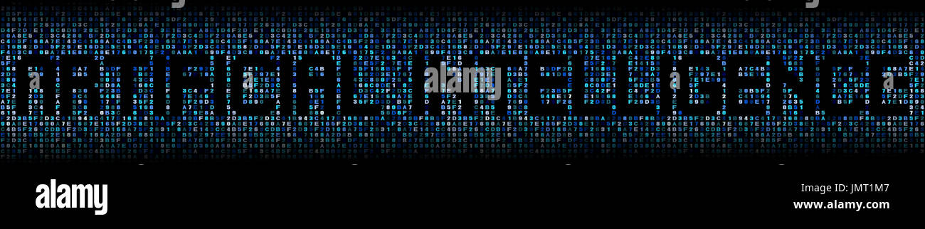 Artifical Intelligence text over hex code illustration Stock Photo - Alamy