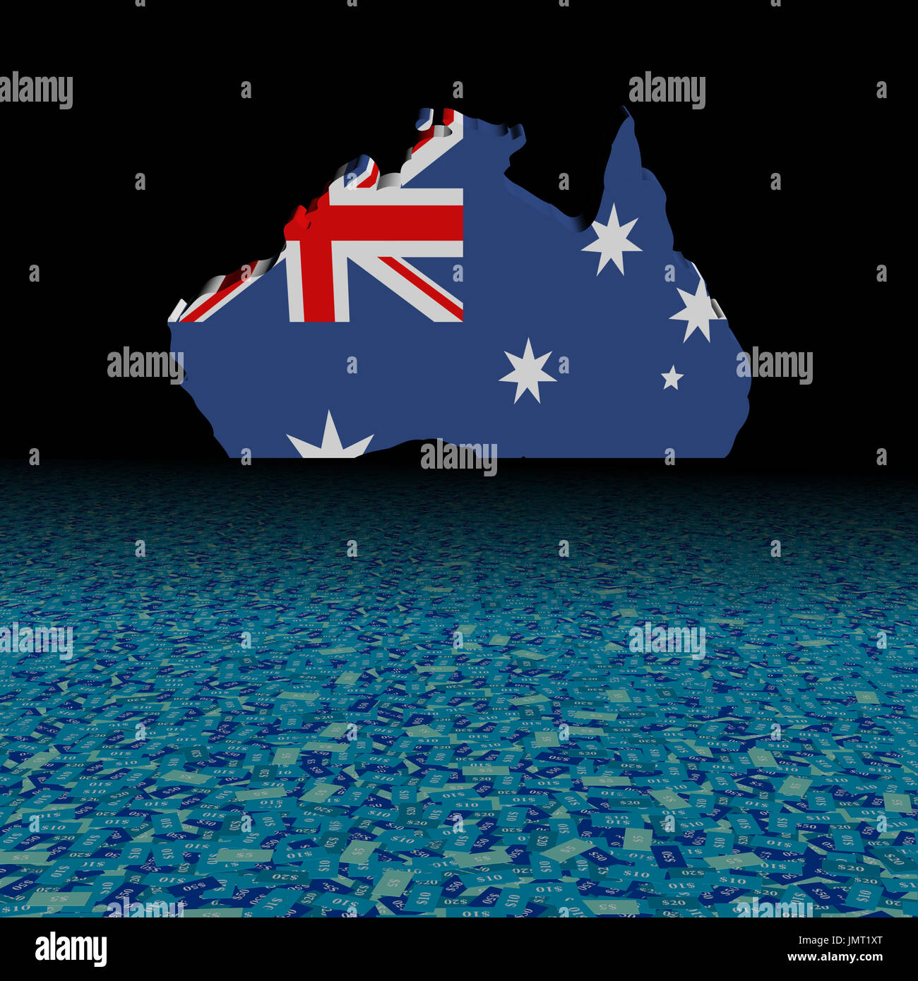 Australian dollars flag hi-res stock photography and images - Alamy