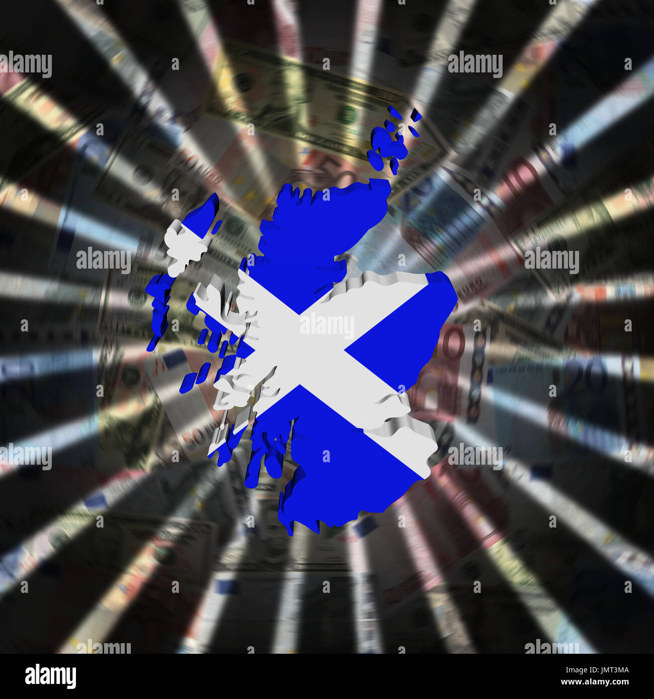 Scotland money map hi-res stock photography and images - Alamy