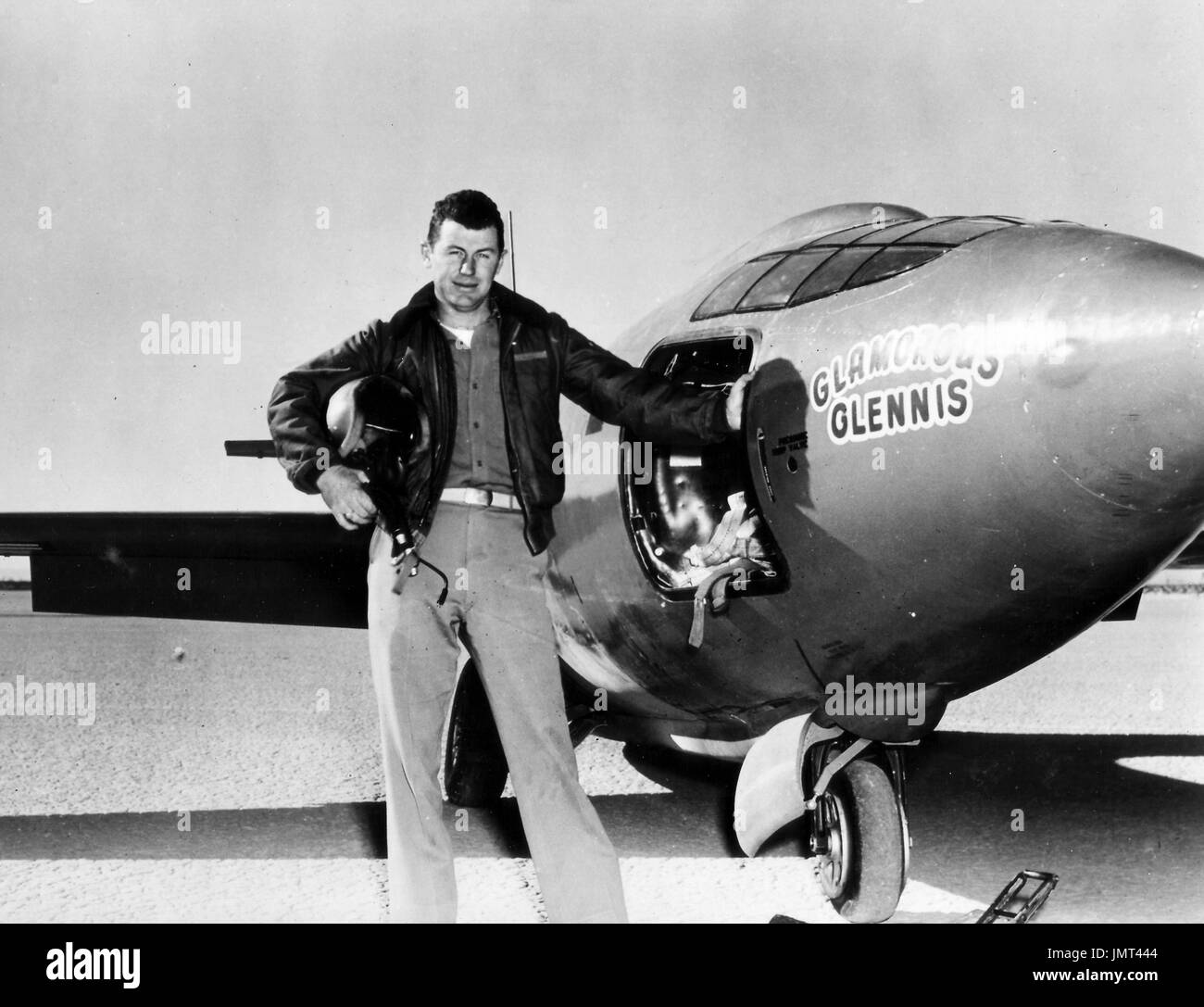 First man to fly at supersonic speed in 1947 High Resolution Stock ...