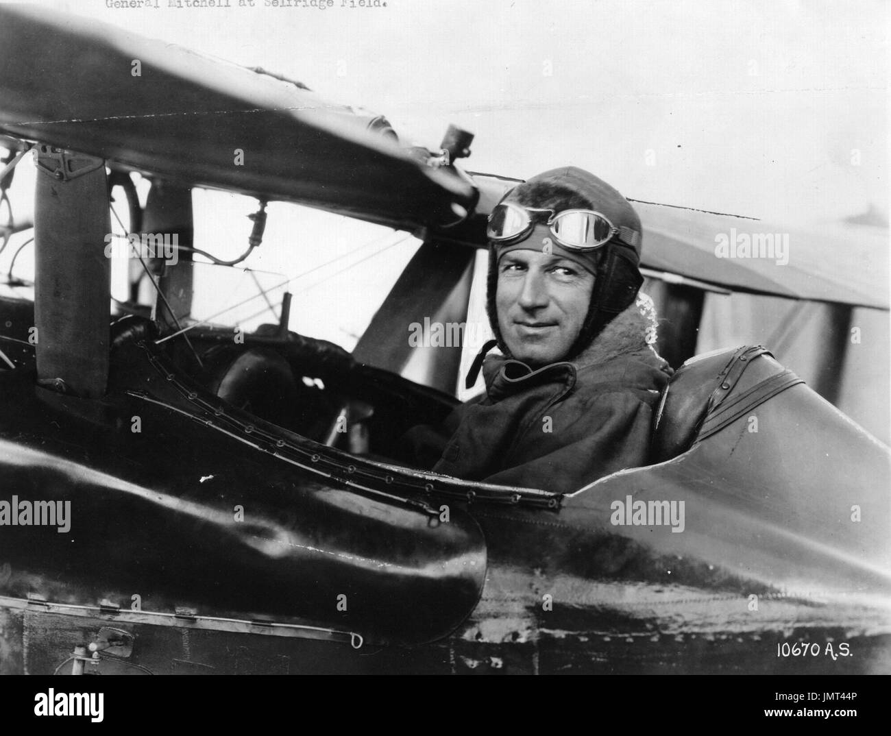 General Billy Mitchell at Selfridge Field, Michigan. Billy Mitchell is ...