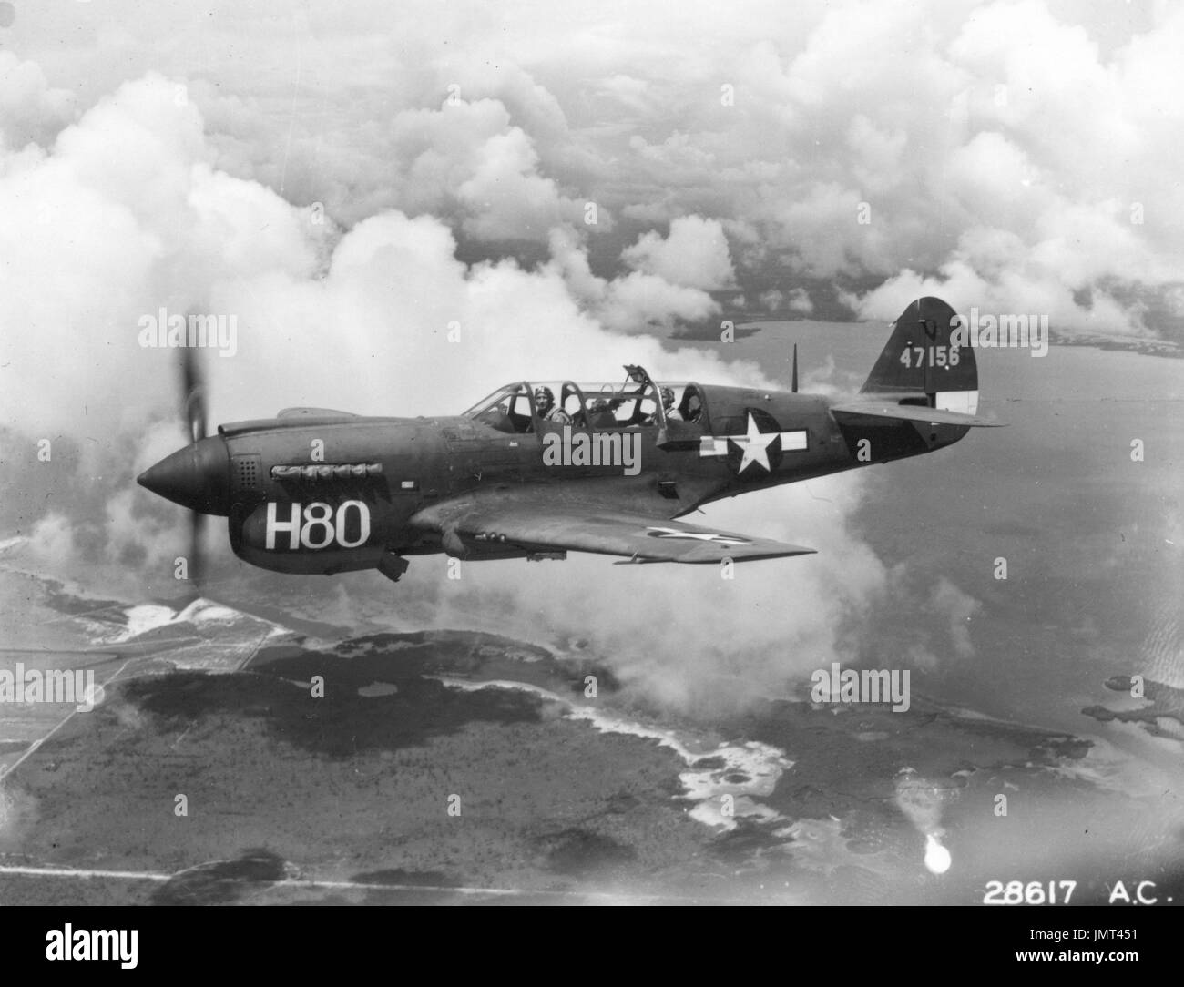 The P-40, developed from the P-36, was America's foremost fighter in ...