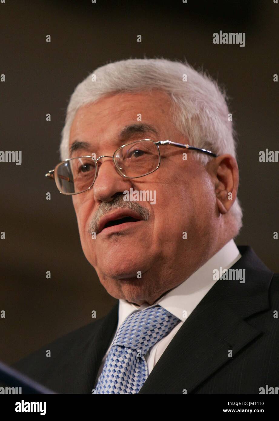 Palestinian Authority President Mahmoud Abbas speaks at the opening ...