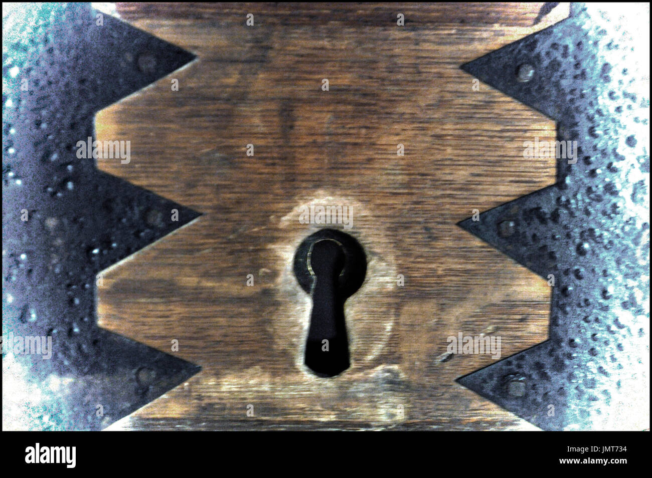 old church door lock Stock Photo - Alamy