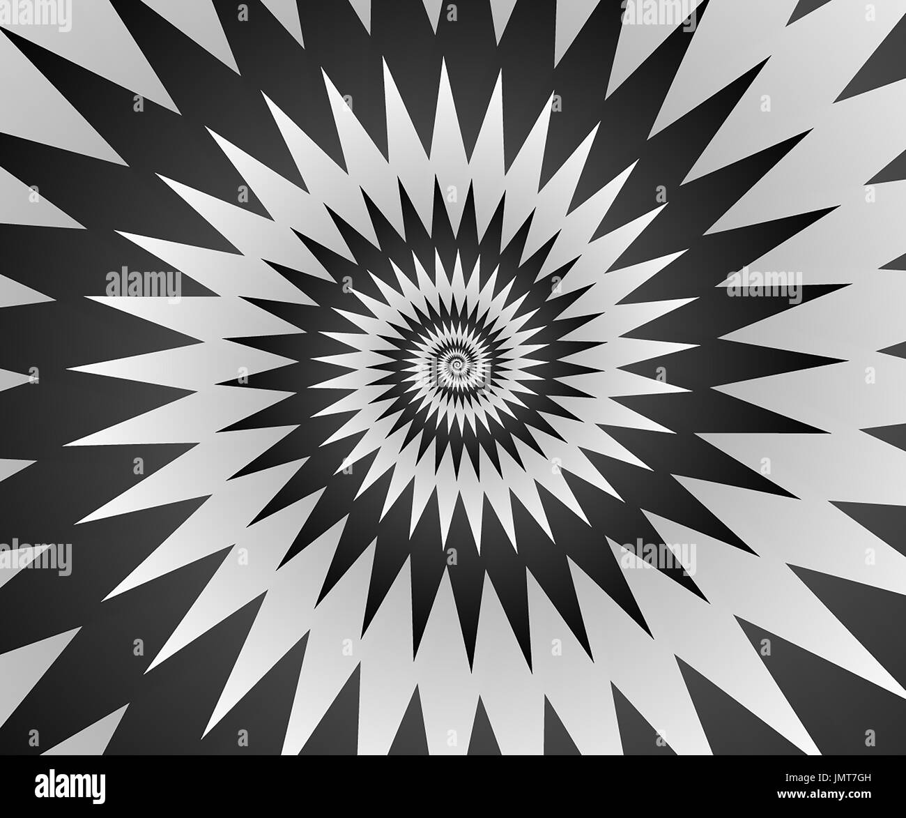 Abstract Spiral Background In Black And White Stock Photo - Alamy