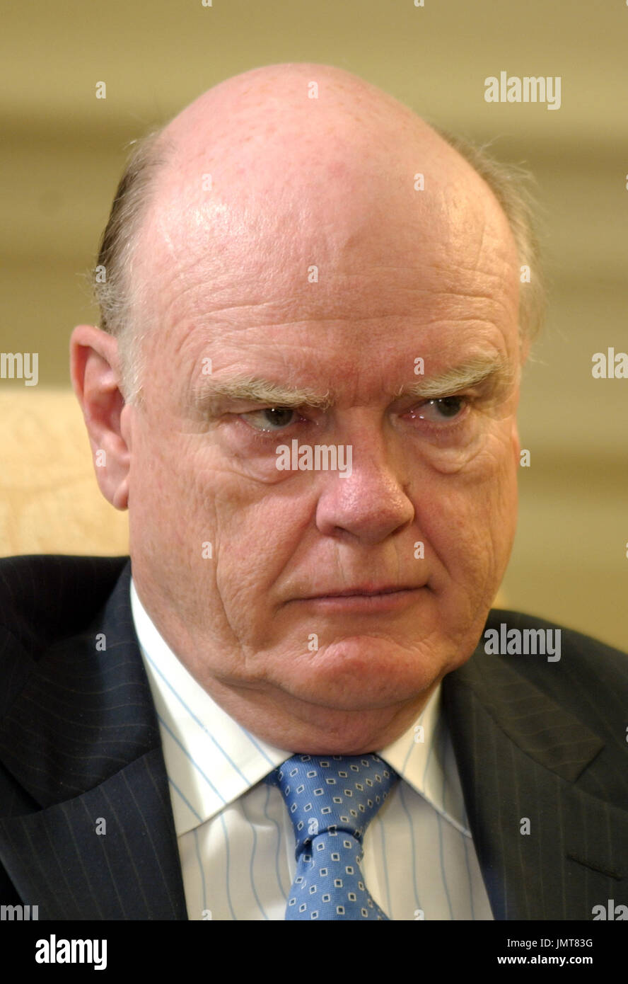 United States Secretary of the Treasury John Snow attends the meeting ...