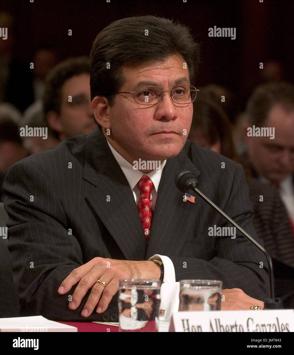 Judge Alberto R. Gonzales, Attorney General-designate is sworn-in to ...