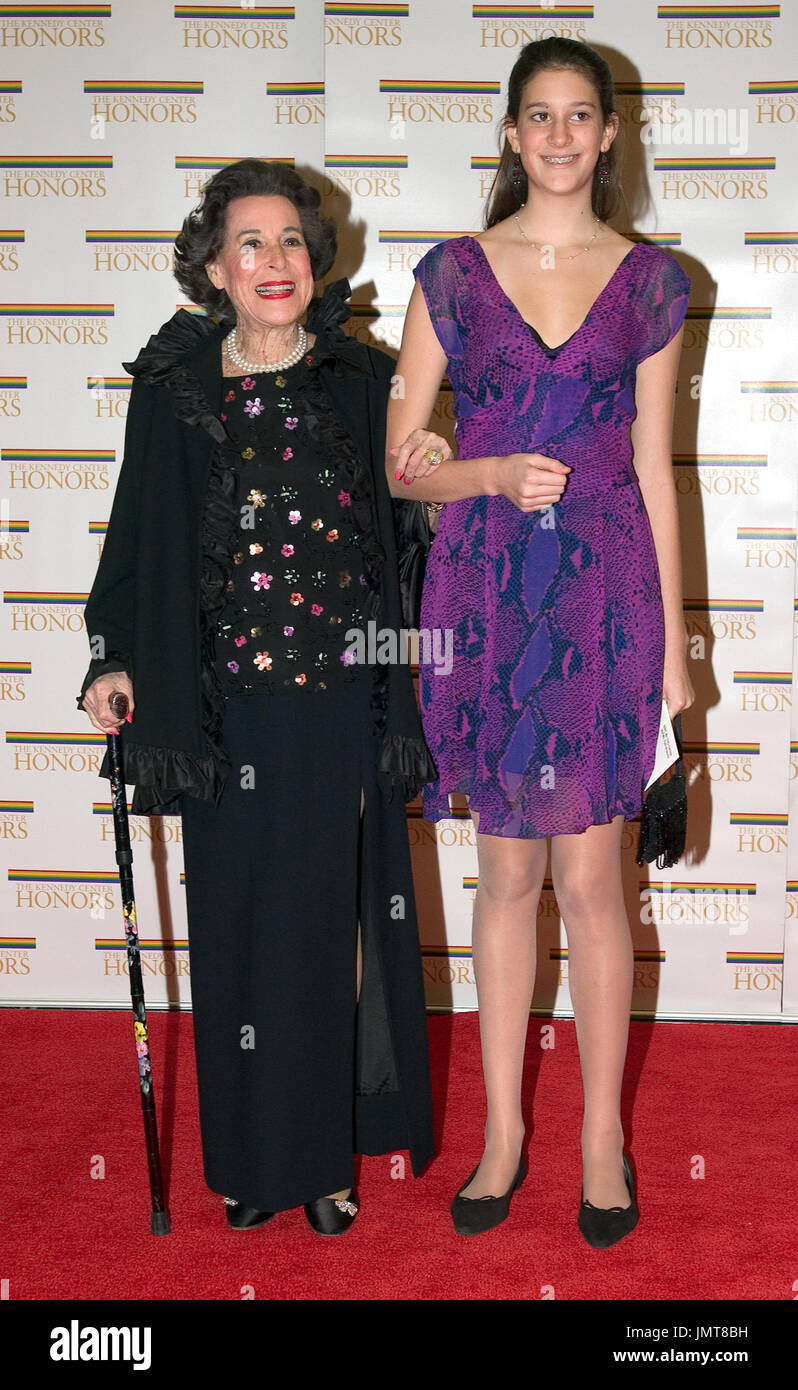 Kitty Carlisle Hart and Kate Stoeckle arrive at the Harry S. Truman ...