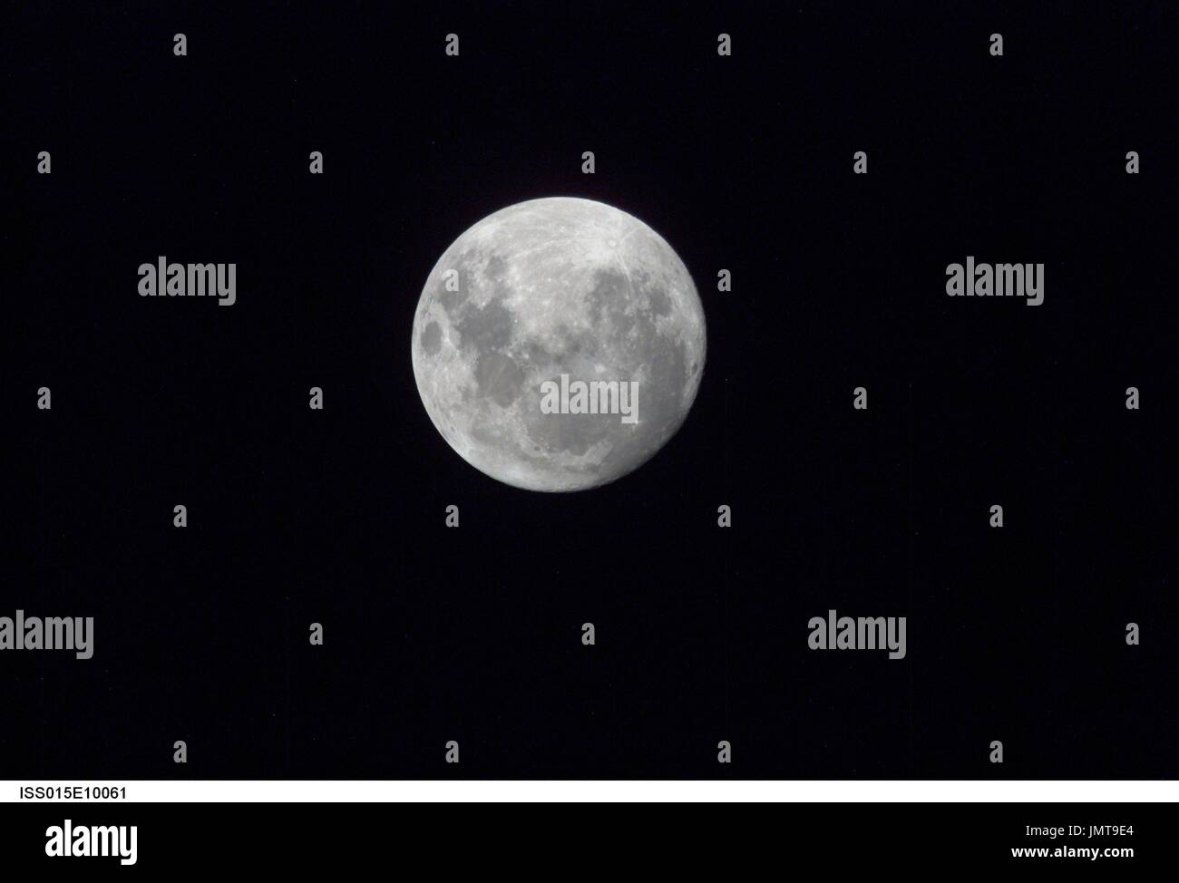 In Earth Orbit - May 30, 2007 -- A nearly full moon is featured in this ...