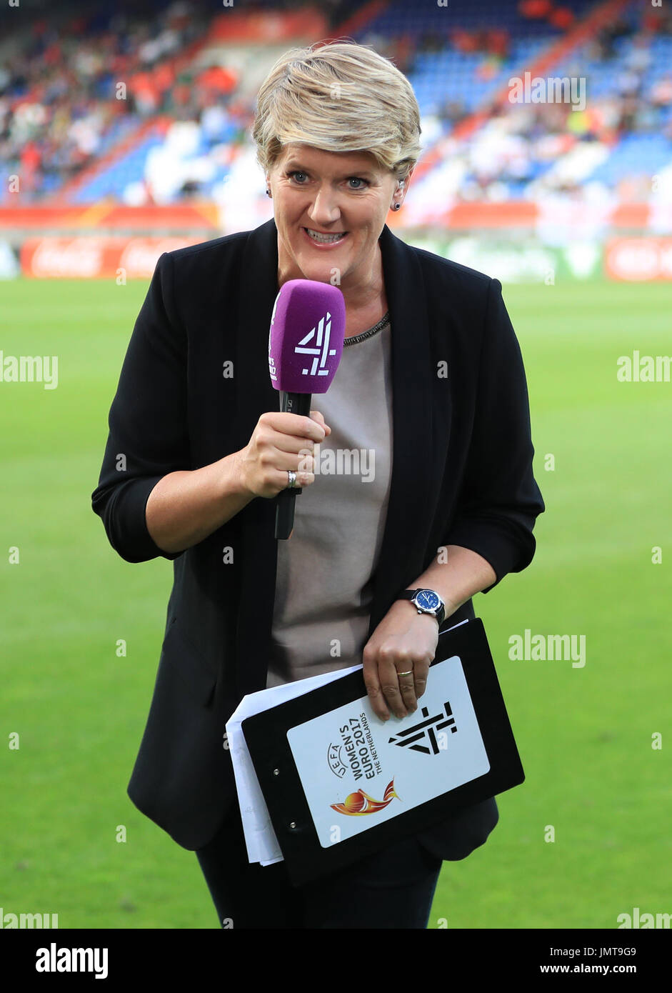 Channel 4 presenter Clare Balding Stock Photo - Alamy