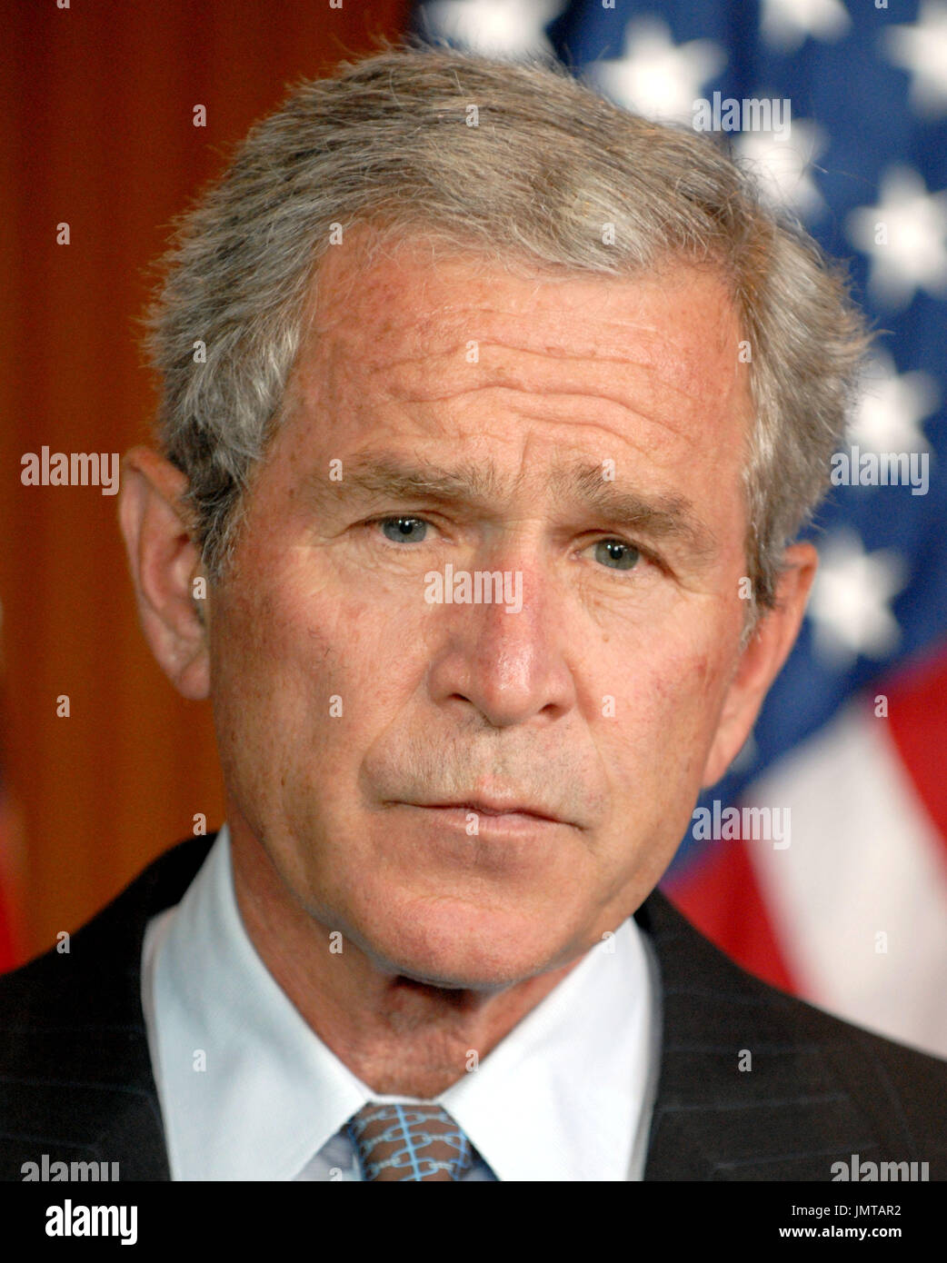 Washington, D.C. - July 3, 2007 -- United States President George W ...