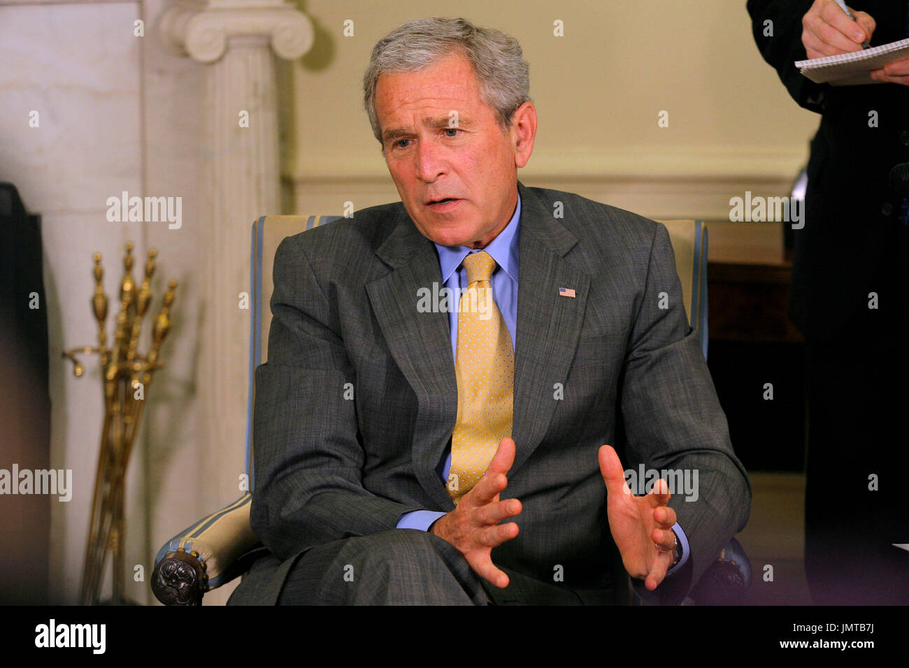 Washington, D.C. - July 16, 2007 -- United States President George W ...