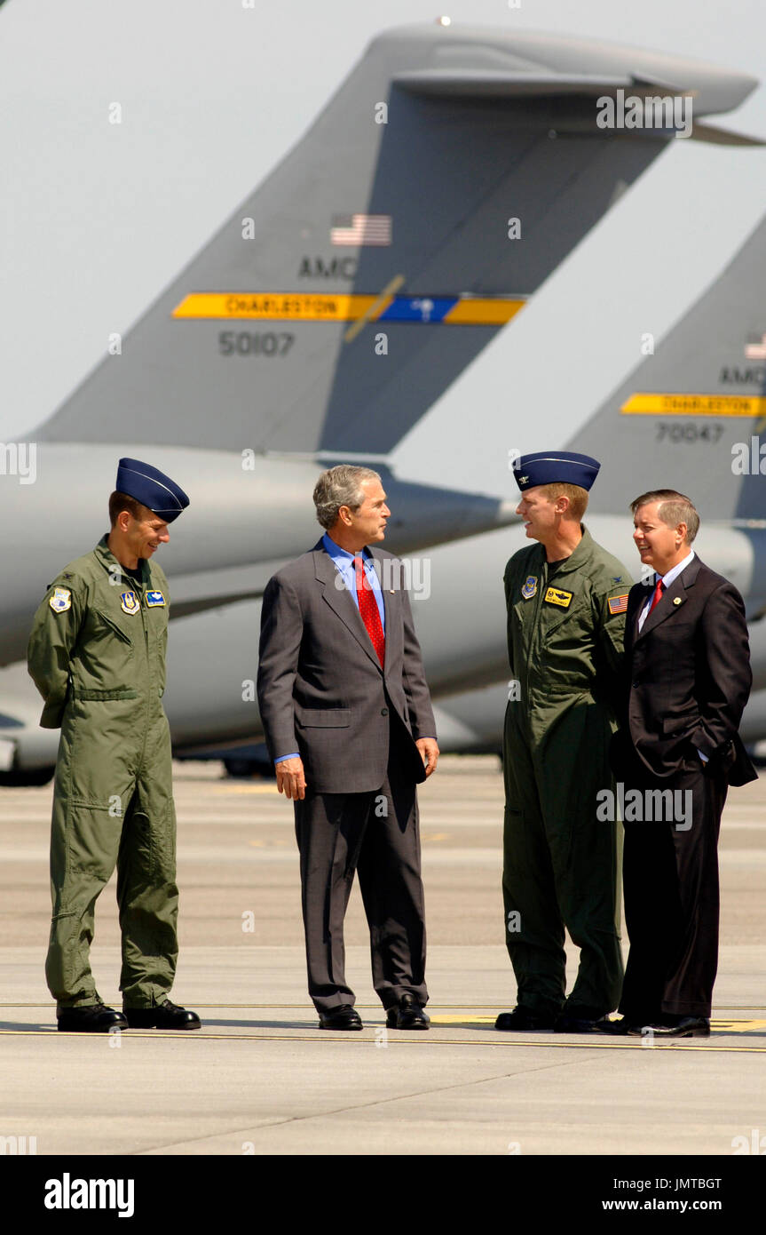 Charleston AFB, SC - July 24, 2007 -- Colonel Mark Brauknight, 315th ...