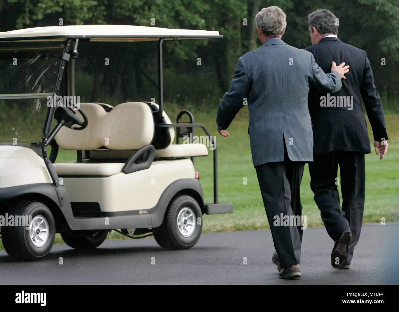 Camp David, MD - July 29, 2007 --United States President George W. Bush ...