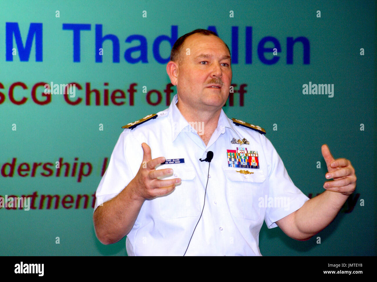 Washington, D.C. - February 12, 2003 --Vice Admiral Thad Allen, Coast ...