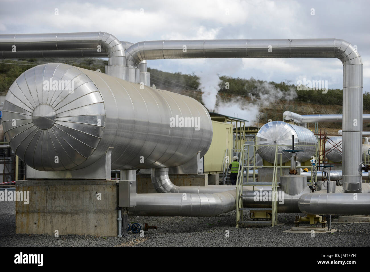 Geothermisches kraftwerk hi-res stock photography and images - Alamy