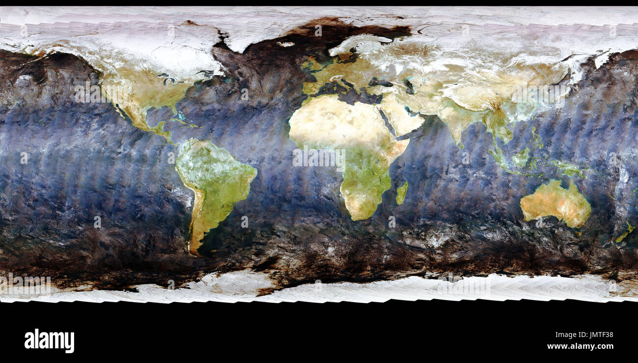 This is a mosaic made up of true colour images acquired during March ...