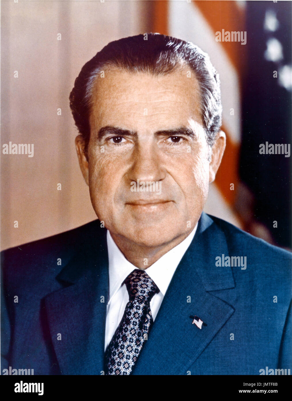 Washington, D.C. - June 1, 1972 -- Portrait of the 37th President of ...