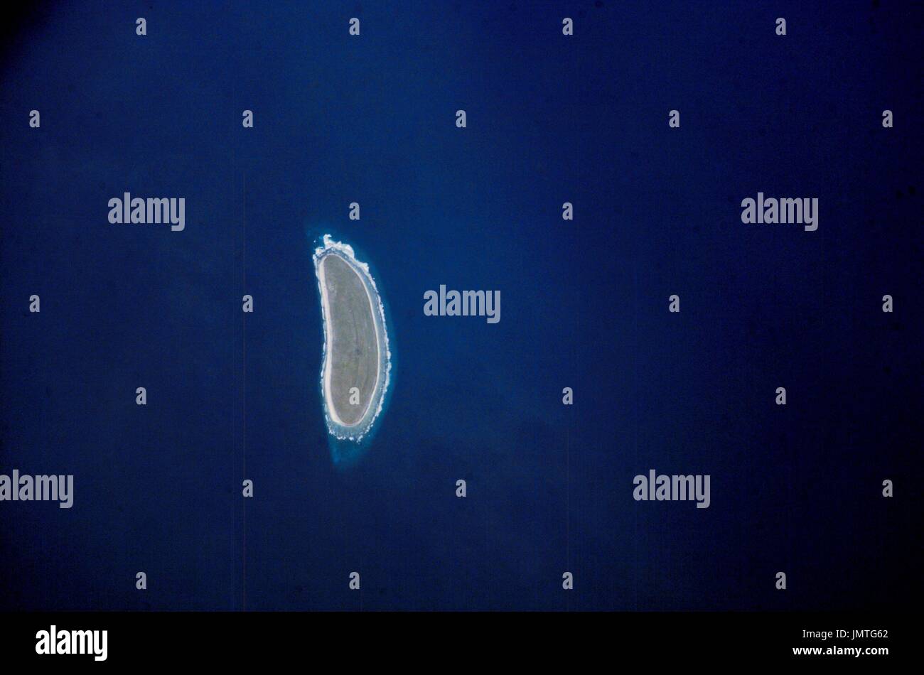 Howland Island, Oceania is featured in this digital image photographed ...