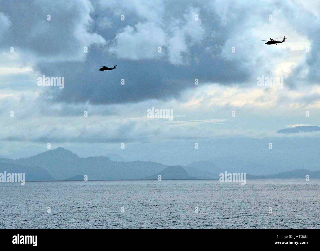 Seahawk helicopters, assigned to the ÒGolden FalconsÓ of Helicopter ...