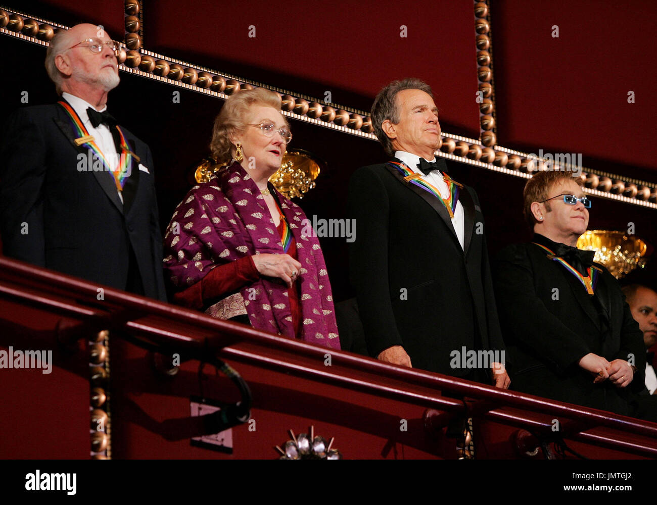 Four of the 27th Annual Kennedy Center Honorees (L-R) conductor John ...