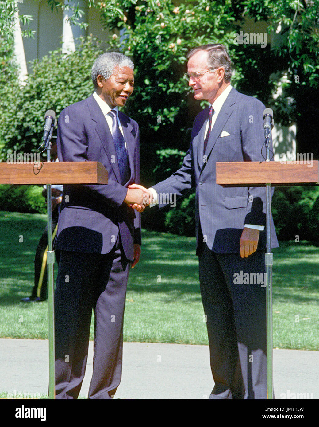 Washington, D.C. - June 25, 1990 -- United States President George H.W ...