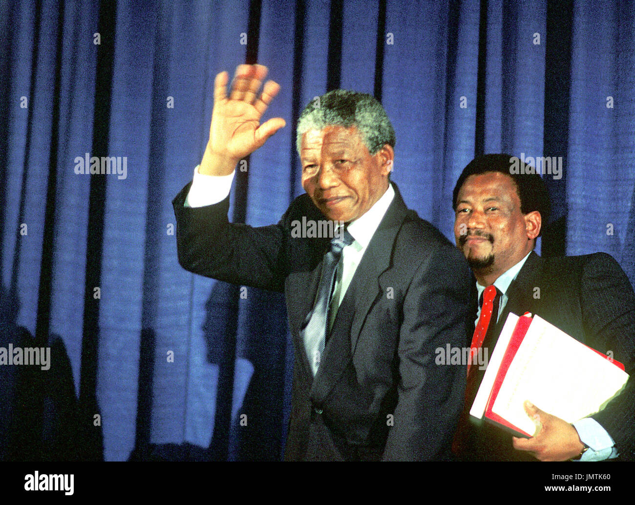 Washington, D.C. - June 25, 1990 -- Nelson Mandela, leader of the ...